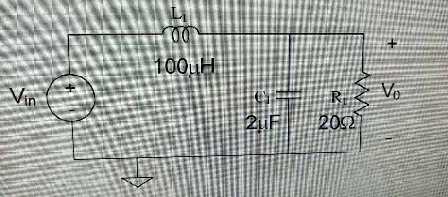 Solved 2. Derive the voltage transfer function for the | Chegg.com