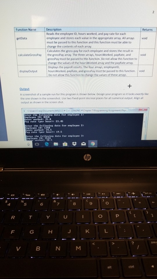 Solved Programming Assignment Payroll Write A C Program 8152