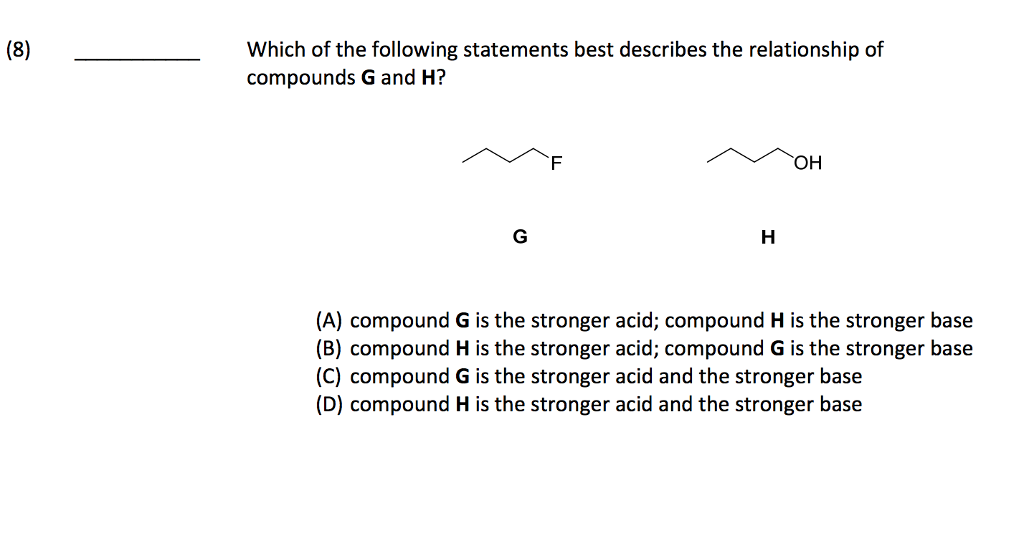 Solved Which of the following statements best describes the | Chegg.com