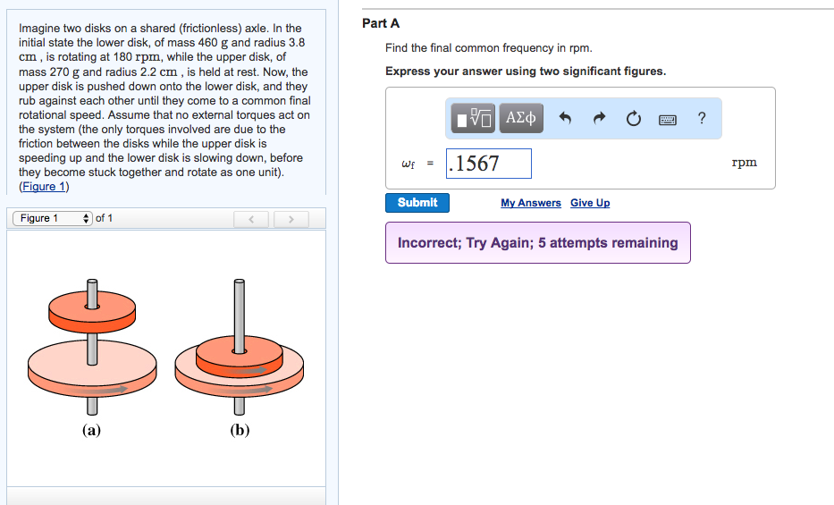 Solved Imagine two disks on a shared (frictionless) axle. In | Chegg.com