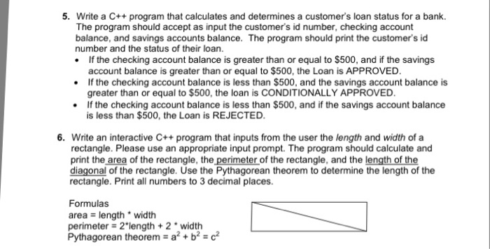 Solved Write A C Program That Calculates And Determines A 3683