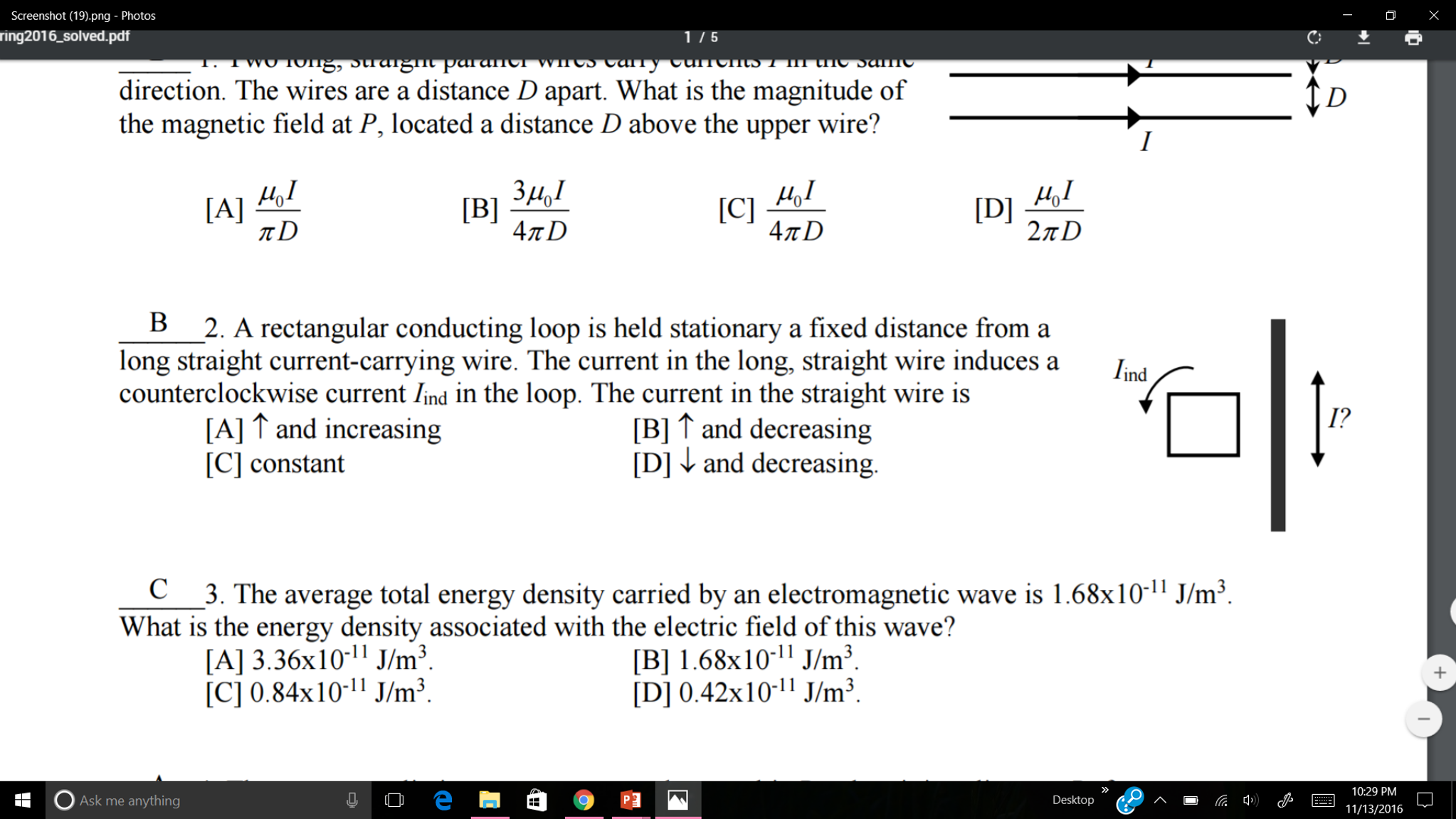 Solved A Rectangular Conducting Loop Is Held Stationary A