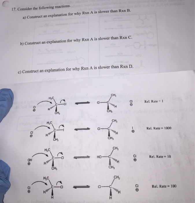 Solved Consider the following reactions. Construct an | Chegg.com