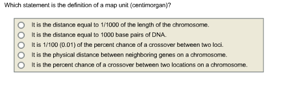 Solved Which statement is the definition of a map unit | Chegg.com