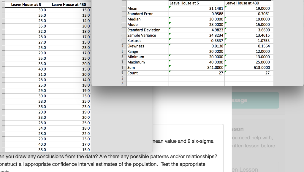 Solved a. Determine the approximate number of the values | Chegg.com