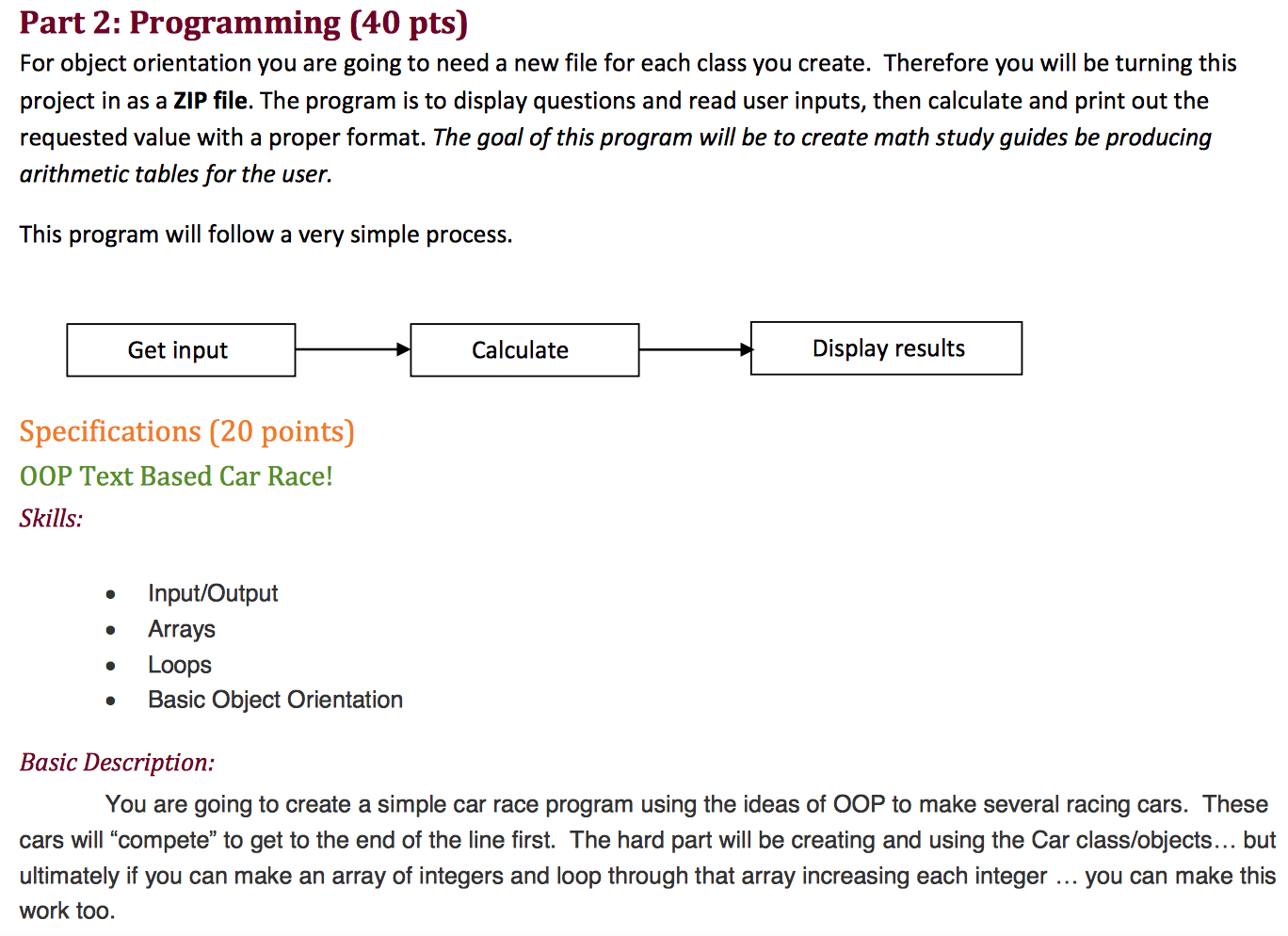 Solved IN JAVA | Chegg.com