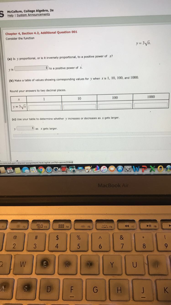 Solved McCallum, College Algebra, 2e Help I System | Chegg.com