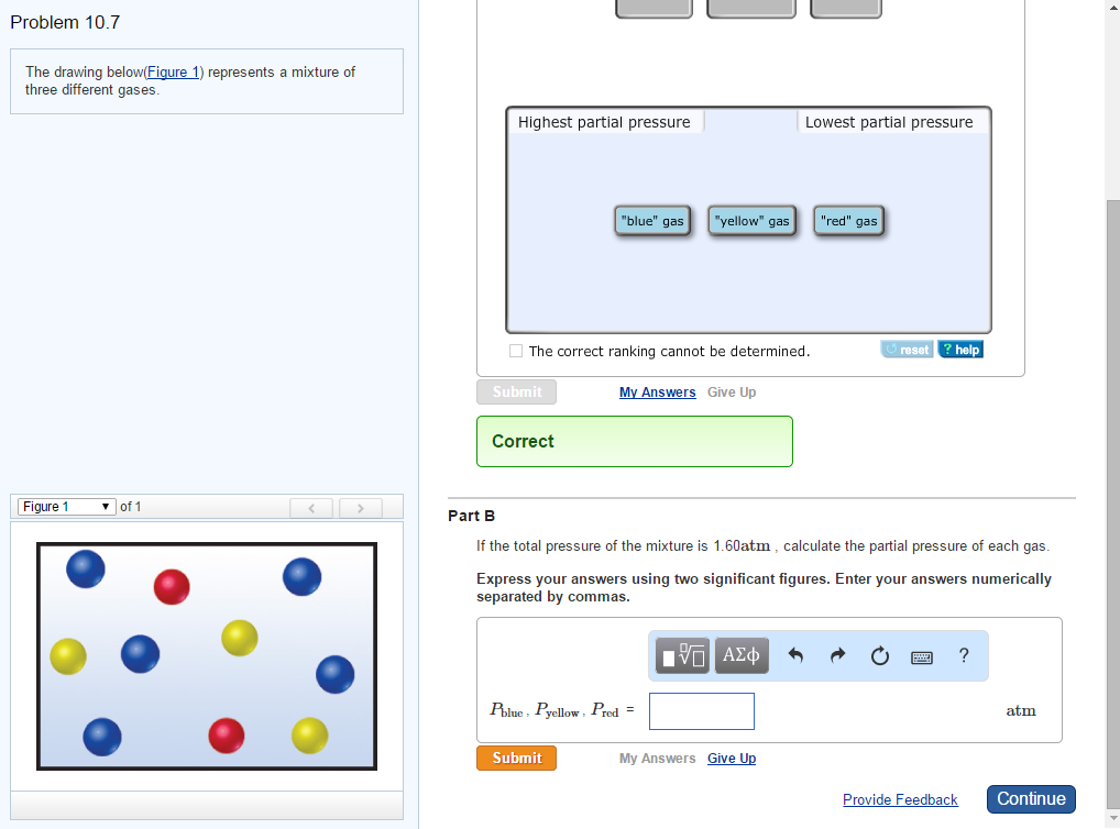 Solved If the total pressure of the mixture is 1.60atm , | Chegg.com