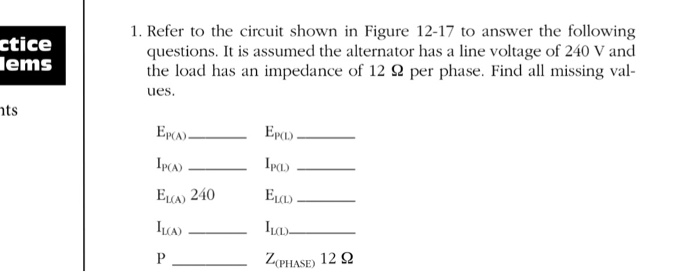 Solved ctice lems nts 1. Refer to the circuit shown in | Chegg.com