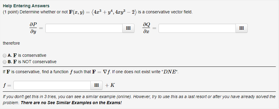 Solved Help Entering Answers (1 point) Determine whether or | Chegg.com