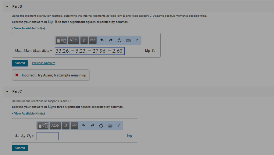 Solved Use the frame shown in Figure 1) to answer Parts A | Chegg.com