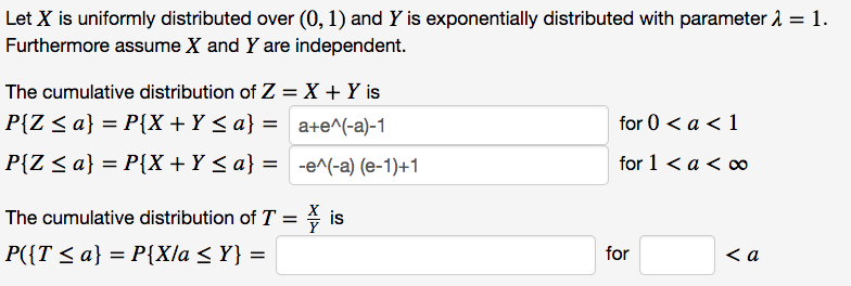 Solved Let X is uniformly distributed over (0, 1) and Y is | Chegg.com