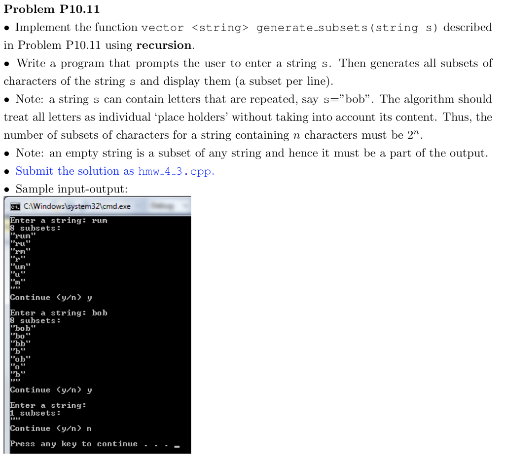 Solved Exercise P1011 Implement A Function Vector 