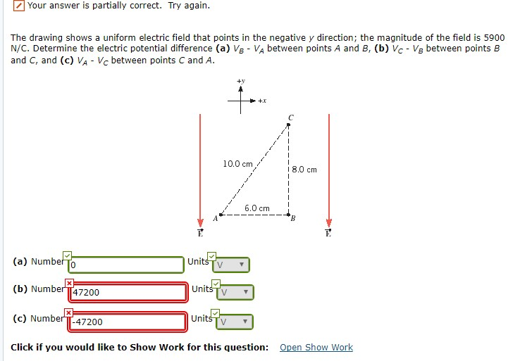 Solved Your answer is partially correct. Try again The | Chegg.com