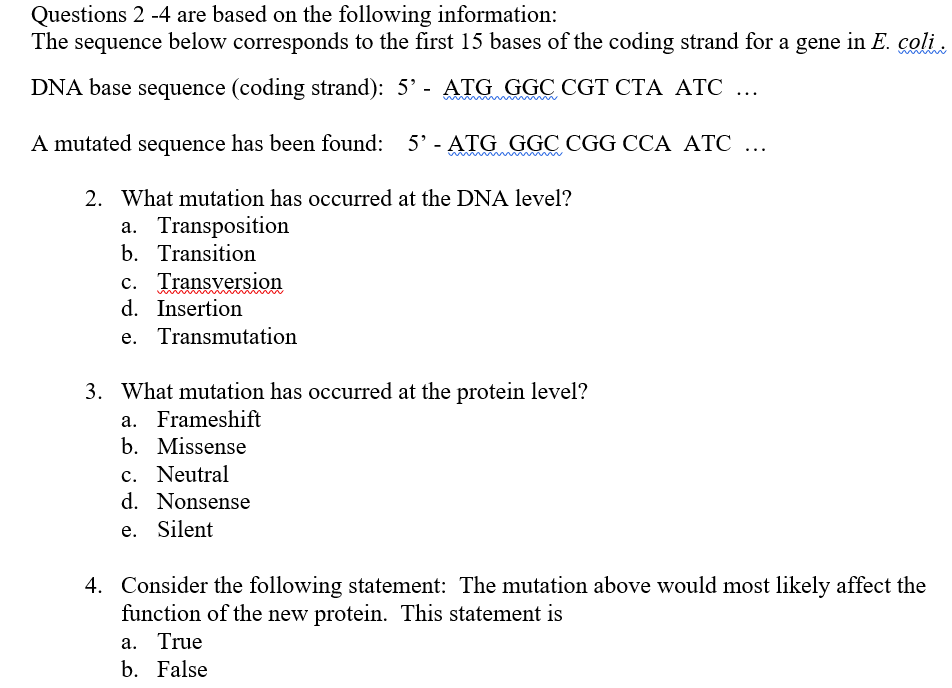 Solved The sequence below corresponds to the first 15 bases | Chegg.com