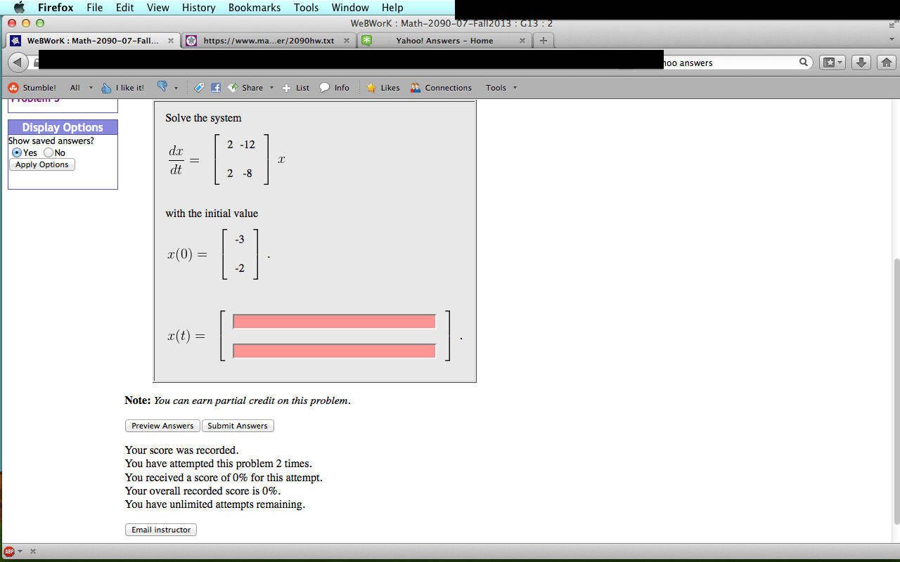Advanced math Archive | November 12 2013 | Chegg.com
