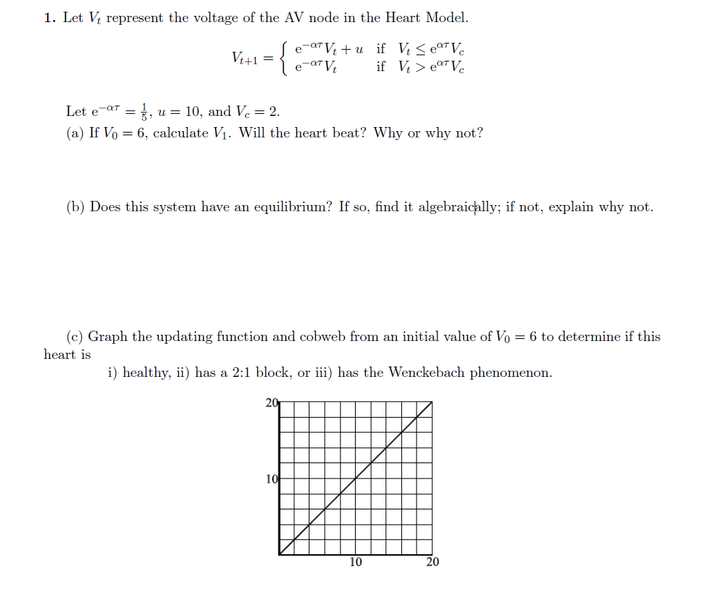 Solved Let Vt represent the voltage of the AV node in the | Chegg.com