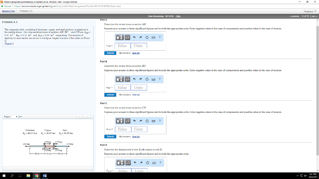 Mechanical Engineering Archive | October 09, 2017 | Chegg.com
