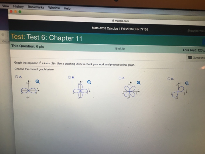 Solved Graph the equation r^2 = 4 sin(2 theta). Use a | Chegg.com