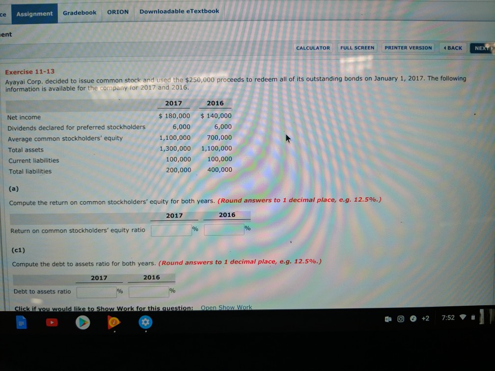 Solved Gradebook ORION Downloadable eTextbook ?? Assignment | Chegg.com