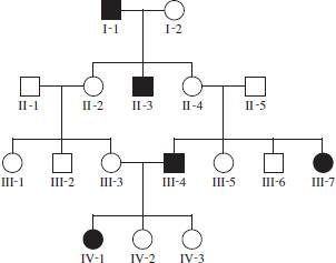 Solved In the pedigree shown here for a trait determined by | Chegg.com