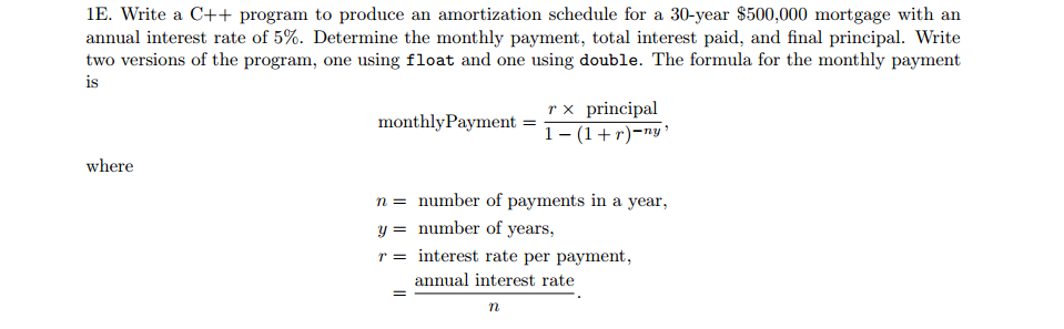 Solved Write A C Program To Produce An Amortization Chegg solved-write-a-c-program-to-produce-an-amortization-chegg