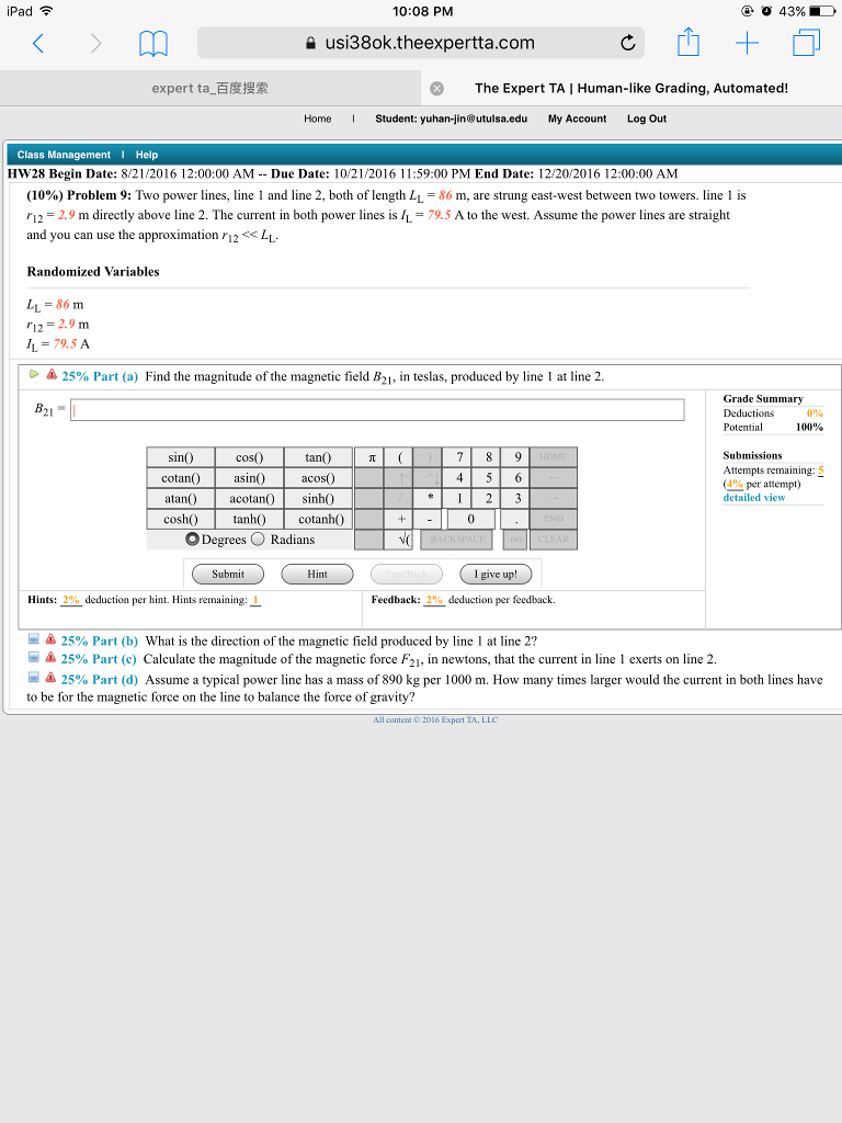 Solved 10:08 PM iPad 43%, LD usi38ok.theexpertta.com The | Chegg.com