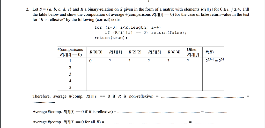 Let S-{ a, b, c, d, e} and R a binary-relation on S | Chegg.com