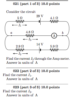 Solved Consider the circuit. Find the current I3 through | Chegg.com