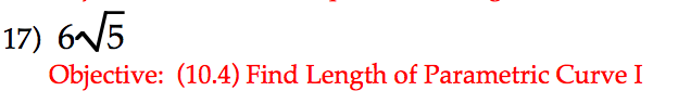 Solved Find the length of the parametric curve defined over | Chegg.com