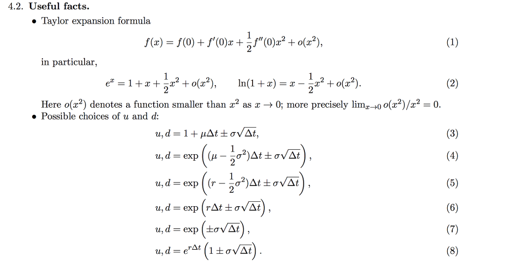Solved Exercise 4.4. The "risk-neutral probability" q is | Chegg.com