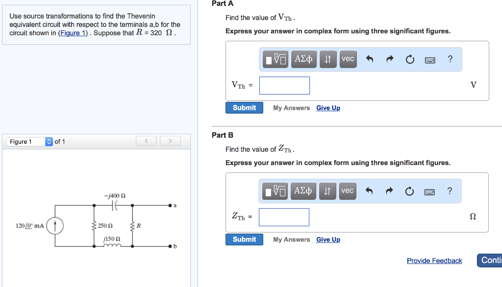 Solved Part A Use source transformations to find the | Chegg.com