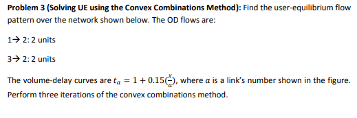 Solved Problem 3 (Solving UE using the Convex Combinations | Chegg.com