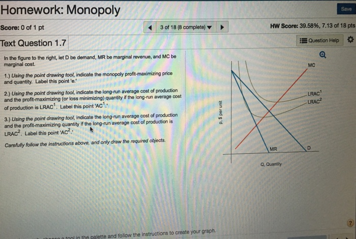 Solved In the figure to the right, let D be demand, MR be | Chegg.com