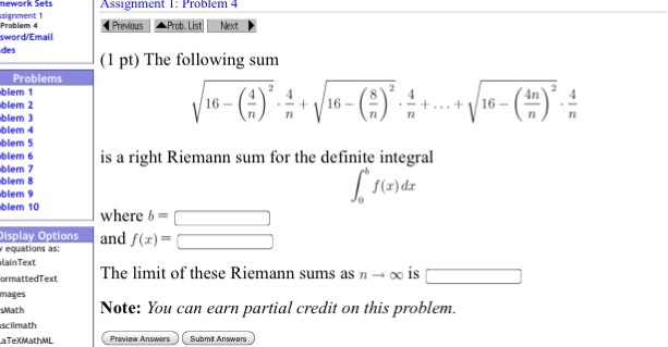Solved The following sum is a right Riemann sum for the | Chegg.com