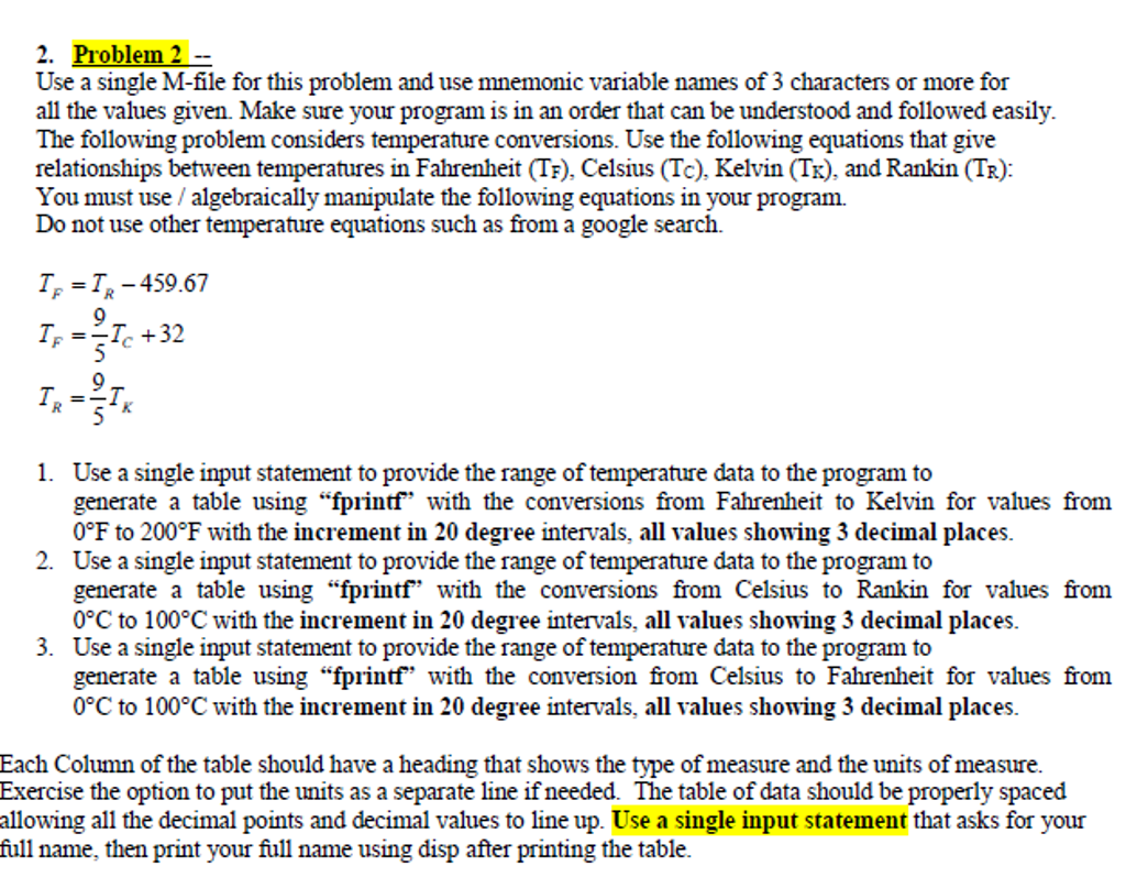 Solved Use a single M-file for this problem and use mnemonic | Chegg.com