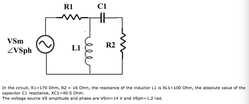 Solved 1a) Find the real part of the total circuit impedance | Chegg.com