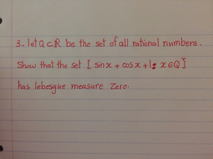 Solved Let Q subset R be the set of all rational numbers. | Chegg.com