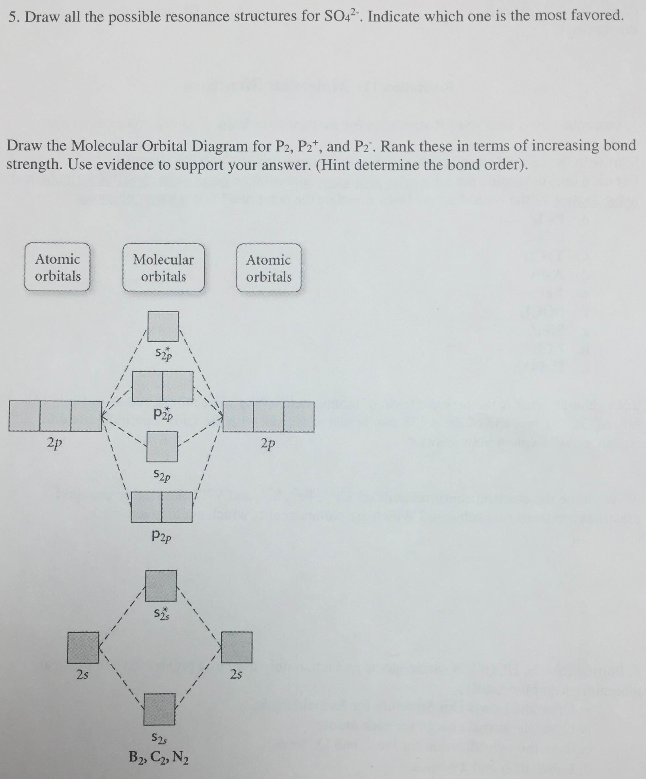 Draw the Lewis Dot/VSEPR structures for molecules in | Chegg.com