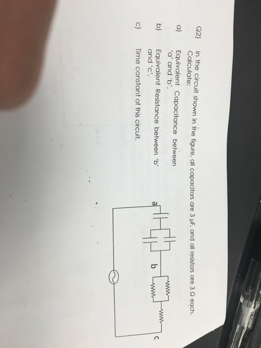 Solved In the circuit shown in the figure, all capacitors | Chegg.com