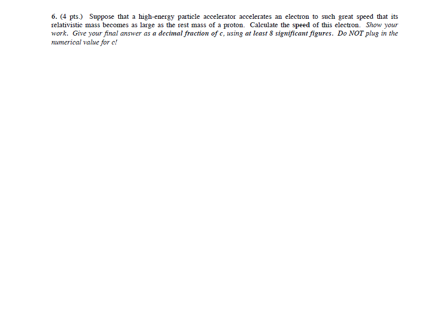 Solved Suppose that a high-energy particle accelerator | Chegg.com