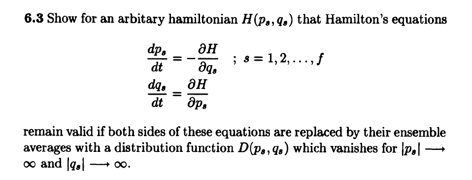 Solved Problem from Fundamentals of Statistical Mechanics. | Chegg.com