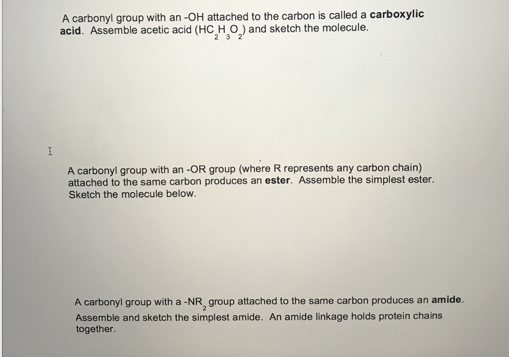 Solved C. Introduction to Carbonyl Compounds: The carbonyl | Chegg.com