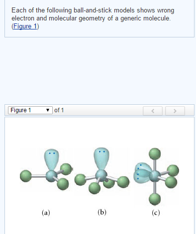 Solved Each of the following ball-and-stick models shows | Chegg.com