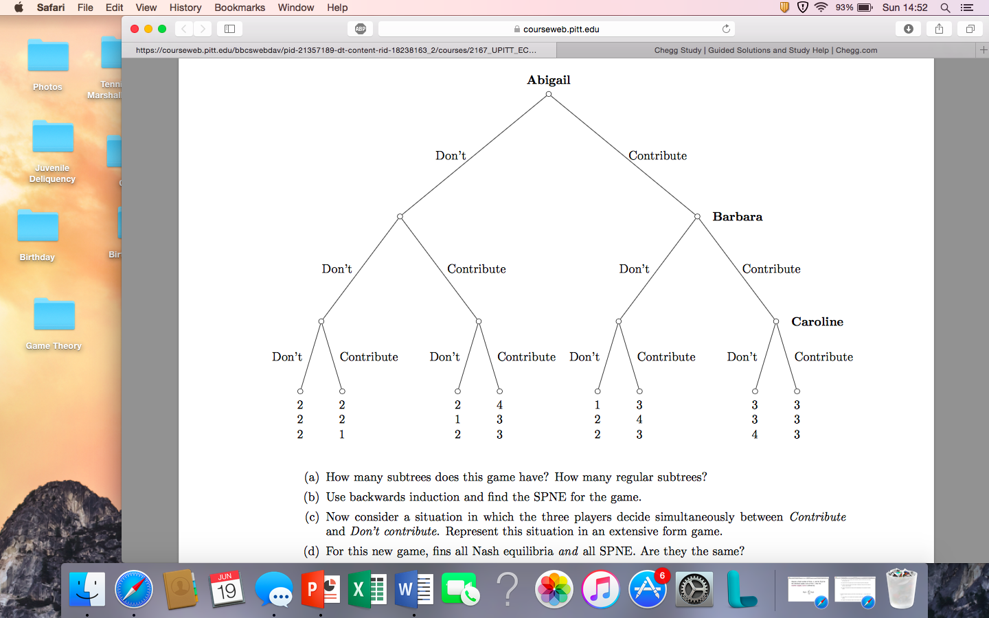 Solved (a) How many subtrees does this game have? How | Chegg.com