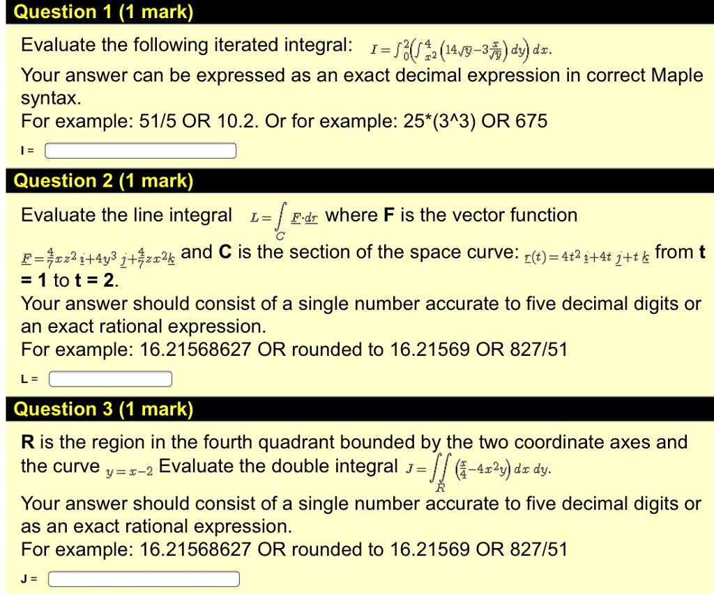 Solved Evaluate the following iterated integral: I = | Chegg.com Solved Evaluate the following iterated integral: I = | Chegg.com