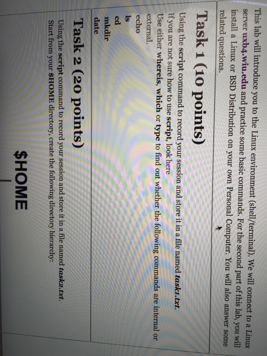 Solved The the answer this is unax CS 371 and NET 371 - UNIX | Chegg.com