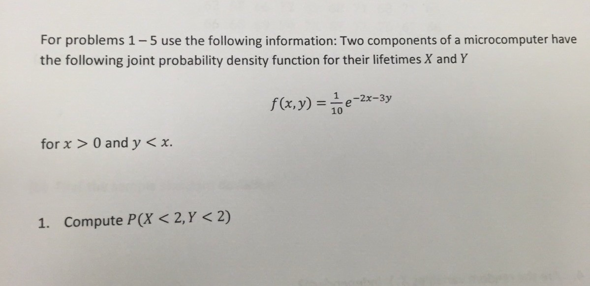 Solved Use the following information: Two components of a | Chegg.com