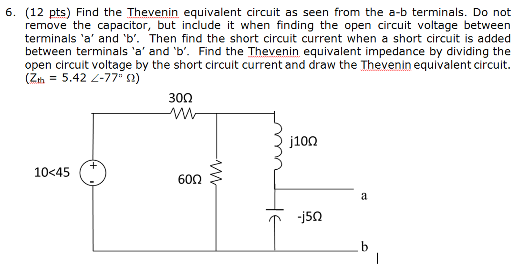 Solved 1.Find the Thevenin equivalent circuit as seen from | Chegg.com