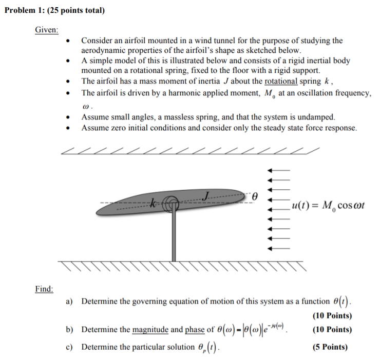 Solved Problem 1: (25 points total) Given Consider an | Chegg.com Solved Problem 1: (25 points total) Given Consider an | Chegg.com